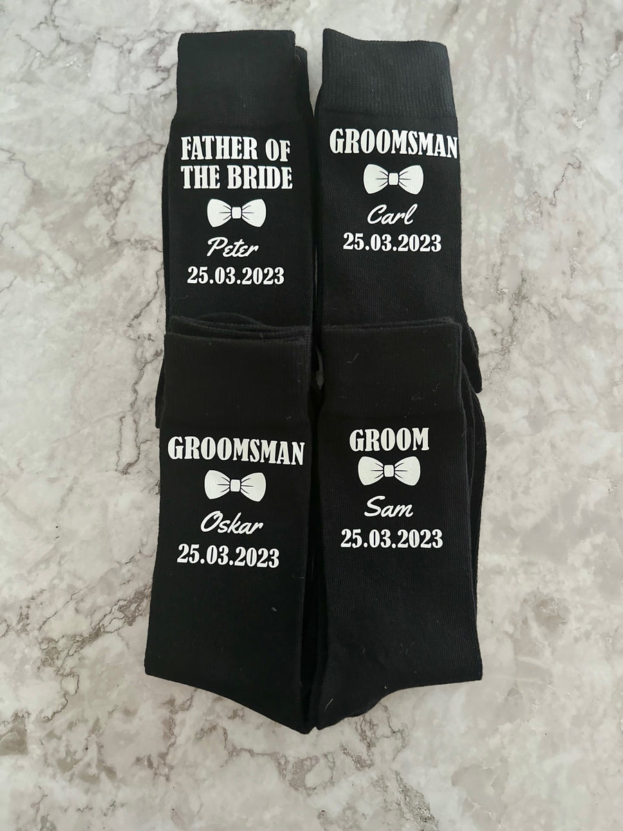 Groom and Groomsmen Socks 3.0 – BareBride